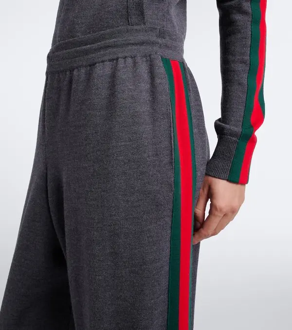 Gucci Wool-blend Wide-leg Pants