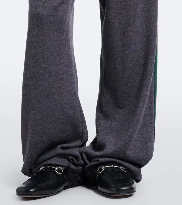 Gucci Wool-blend Wide-leg Pants
