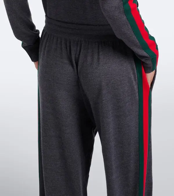 Gucci Wool-blend Wide-leg Pants