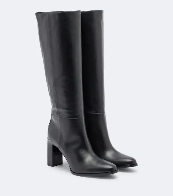 JIMMY CHOO Bibi Leather Knee-high Boots
