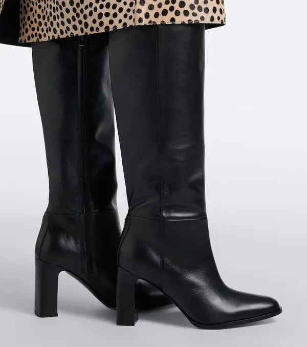 JIMMY CHOO Bibi Leather Knee-high Boots
