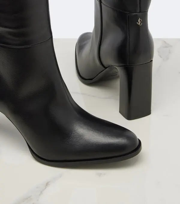 JIMMY CHOO Bibi Leather Knee-high Boots