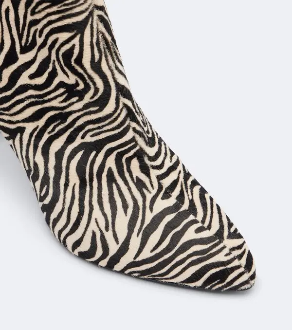 Isabel Marant Étoile Jany Printed Calf Hair Ankle Boots