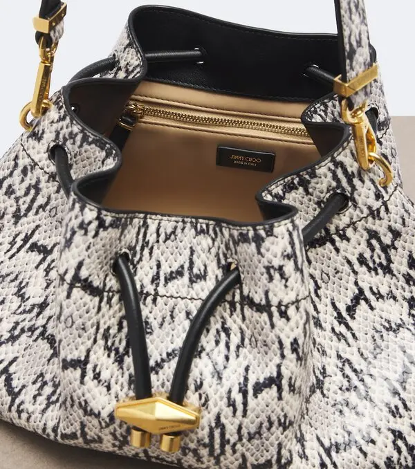 JIMMY CHOO Cinch Medium Leather Shoulder Bag