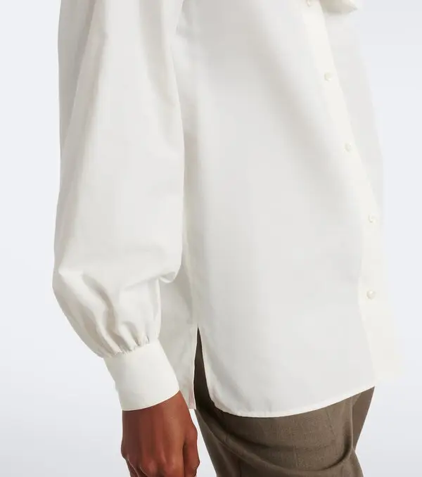 Ralph Lauren Scarf-detail Blouse - White