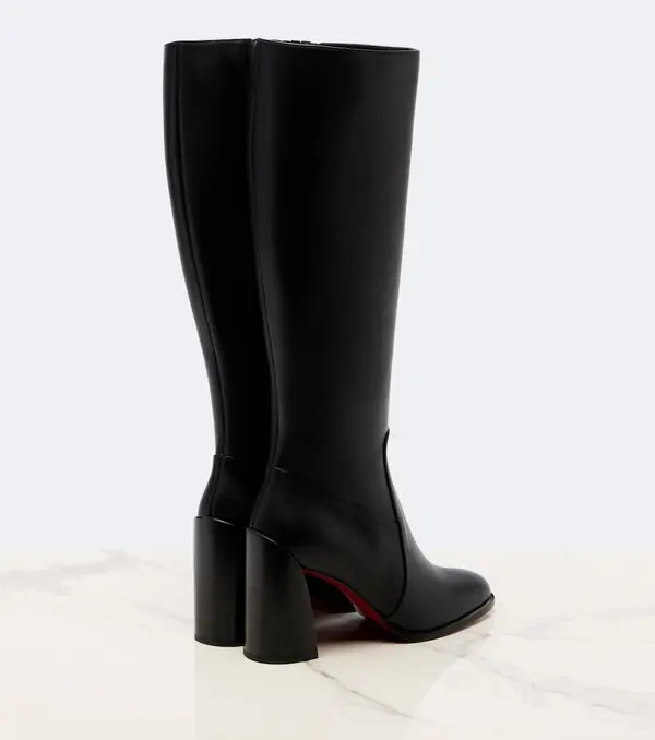 CHRISTIAN LOUBOUTIN Iranina Leather Knee-high Boots