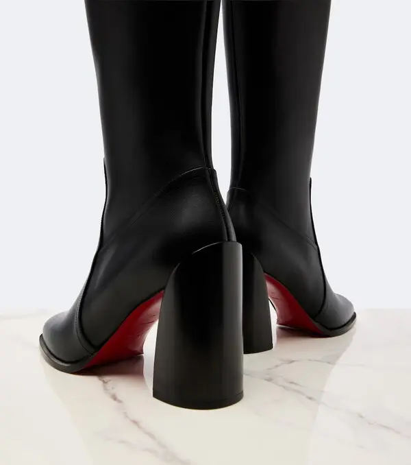 CHRISTIAN LOUBOUTIN Iranina Leather Knee-high Boots