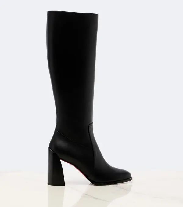 CHRISTIAN LOUBOUTIN Iranina Leather Knee-high Boots