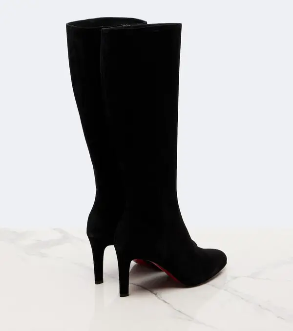 CHRISTIAN LOUBOUTIN Fannylove Suede Knee-high Boots