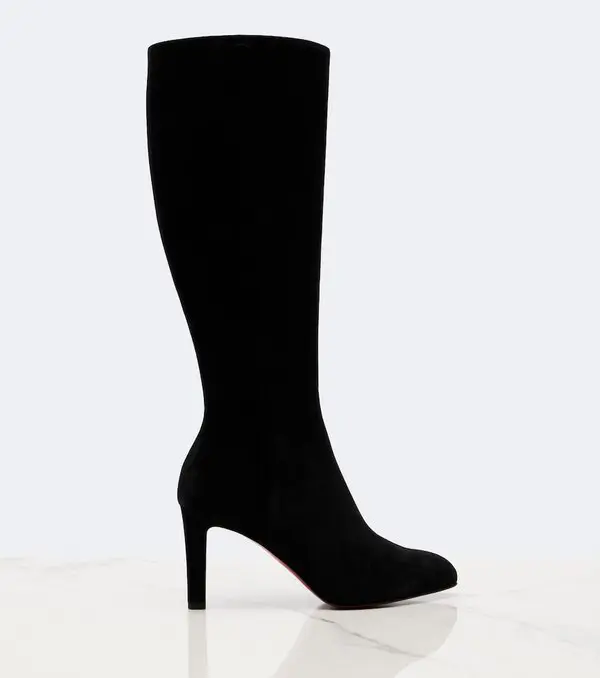 CHRISTIAN LOUBOUTIN Fannylove Suede Knee-high Boots