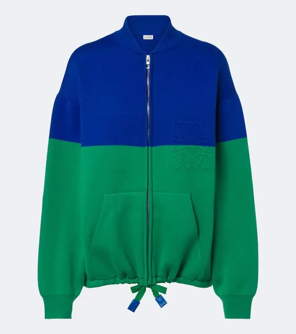 Loewe Anagram Cotton-blend Cardigan - Multicoloured