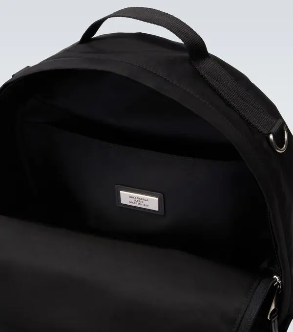 Balenciaga Leather-trimmed Backpack