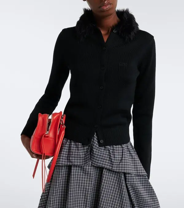 Loewe Double L Wool Cardigan