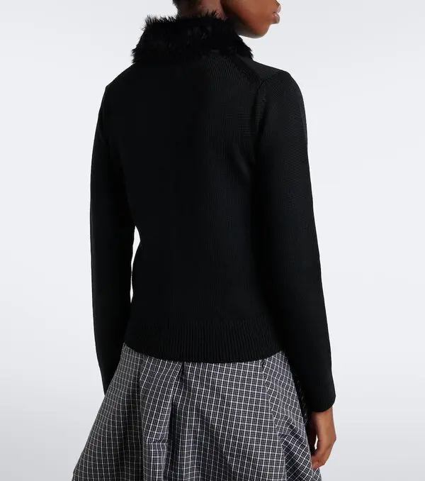 Loewe Double L Wool Cardigan