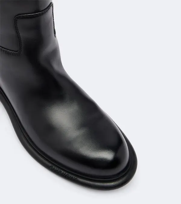Givenchy Pinch Embellished Leather Knee-high Boots