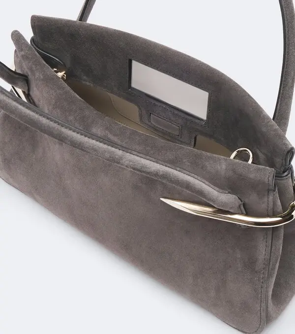 Givenchy Pinch Medium Suede Top-handle Bag