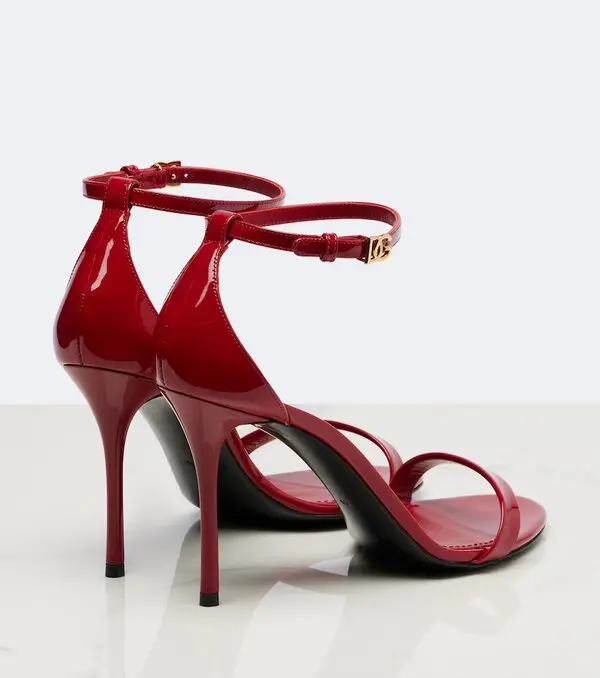 Dolce & Gabbana Dg Patent Leather Sandals