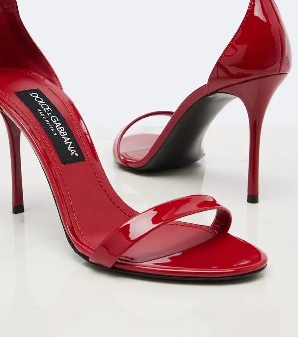 Dolce & Gabbana Dg Patent Leather Sandals