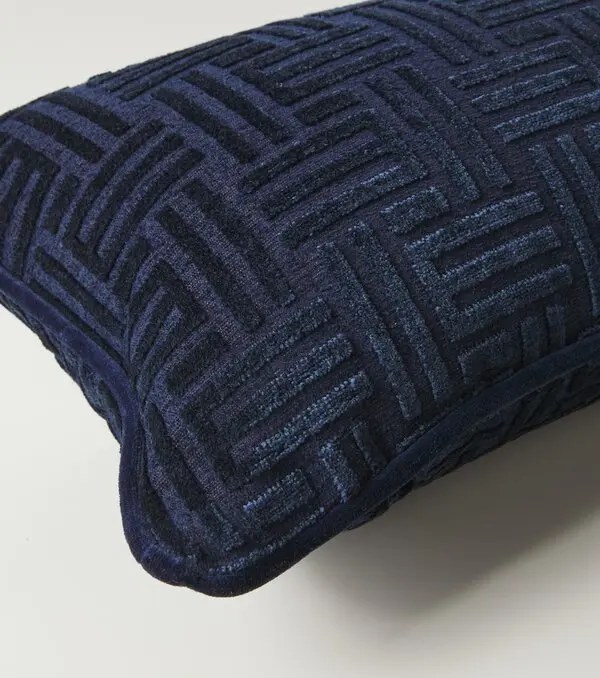 Etro Flag Monogram Corduroy Cushion