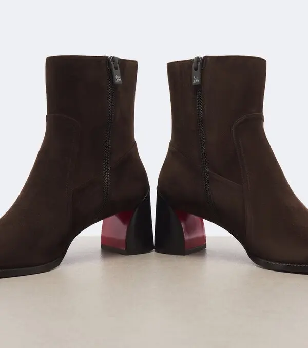 CHRISTIAN LOUBOUTIN Ira Suede Ankle Boots