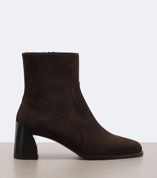 CHRISTIAN LOUBOUTIN Ira Suede Ankle Boots