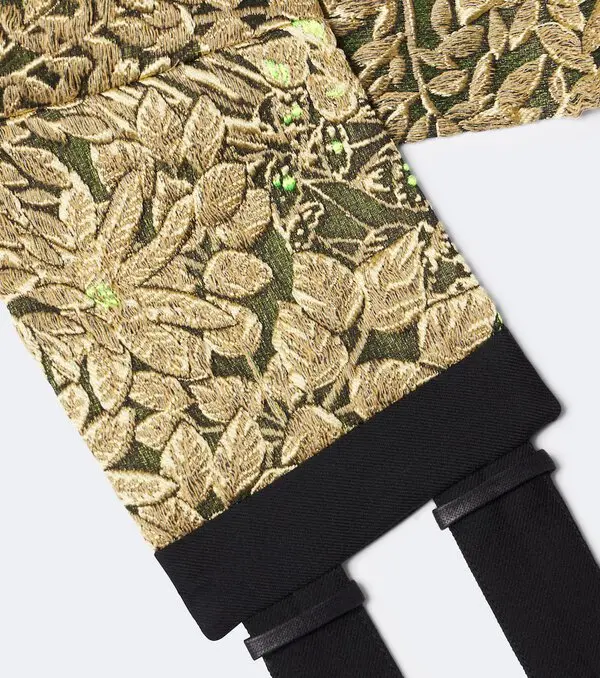 Dries Van Noten Floral Jacquard Belt