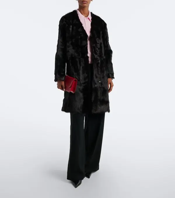 JIL SANDER Shearling Coat
