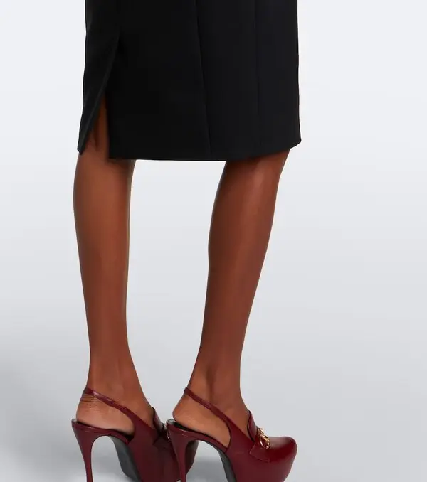 Gucci Wool Midi Dress