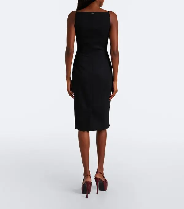 Gucci Wool Midi Dress