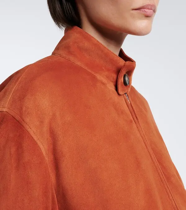 TOD'S Suede Bomber Jacket