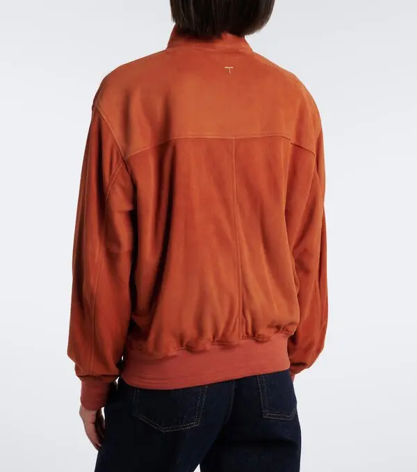 TOD'S Suede Bomber Jacket