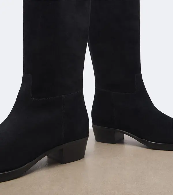 JIMMY CHOO Mave Suede Knee-high Boots