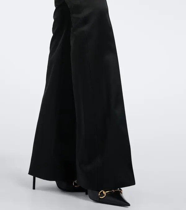 Gucci Satin Flared Pants