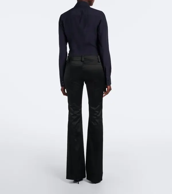 Gucci Satin Flared Pants