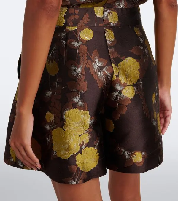 La DoubleJ Devon Floral Jacquard Shorts