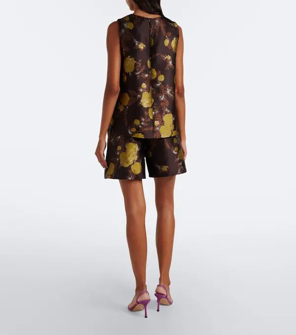 La DoubleJ Devon Floral Jacquard Shorts