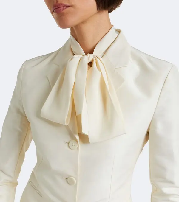 Gucci Single-breasted Silk Faille Blazer