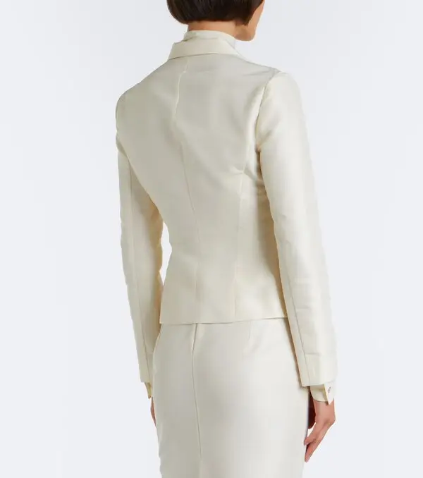 Gucci Single-breasted Silk Faille Blazer