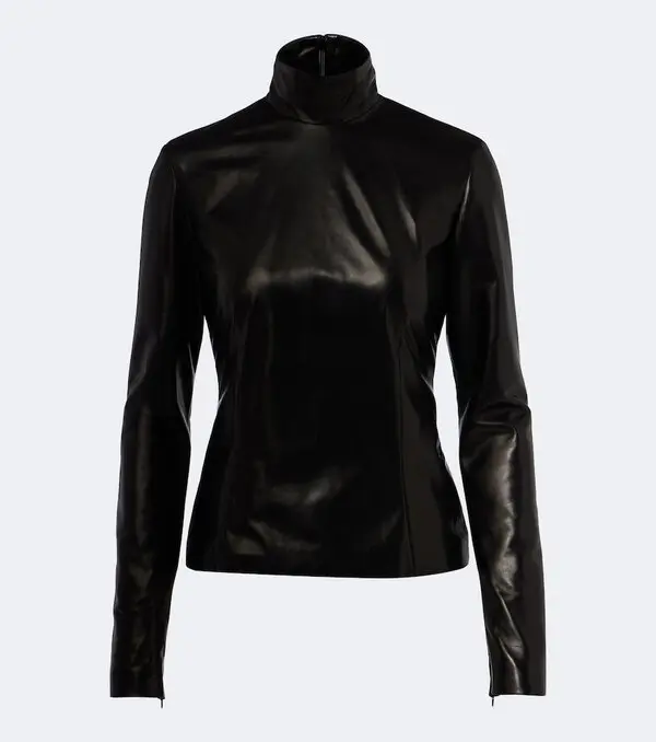 Gucci Leather Top - Black