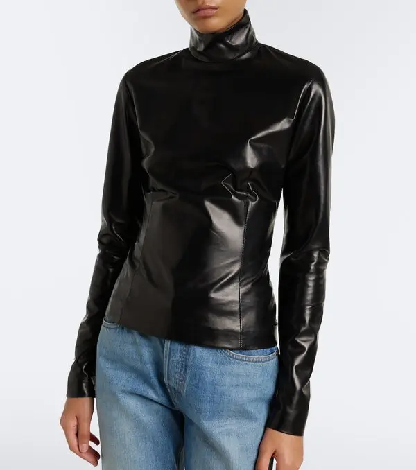 Gucci Leather Top
