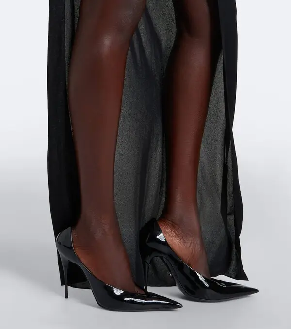 Gucci Open-back Crêpe Jersey Maxi Dress