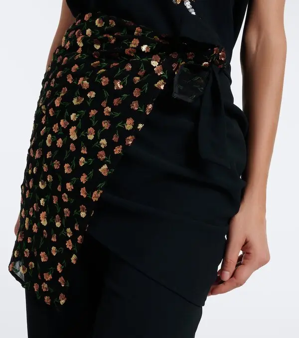 Dries Van Noten Embellished Halterneck Top