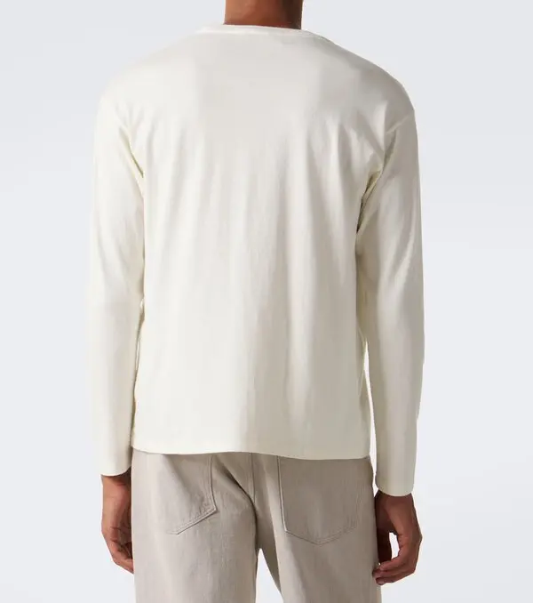 Auralee Cotton And Cashmere Jersey T-shirt