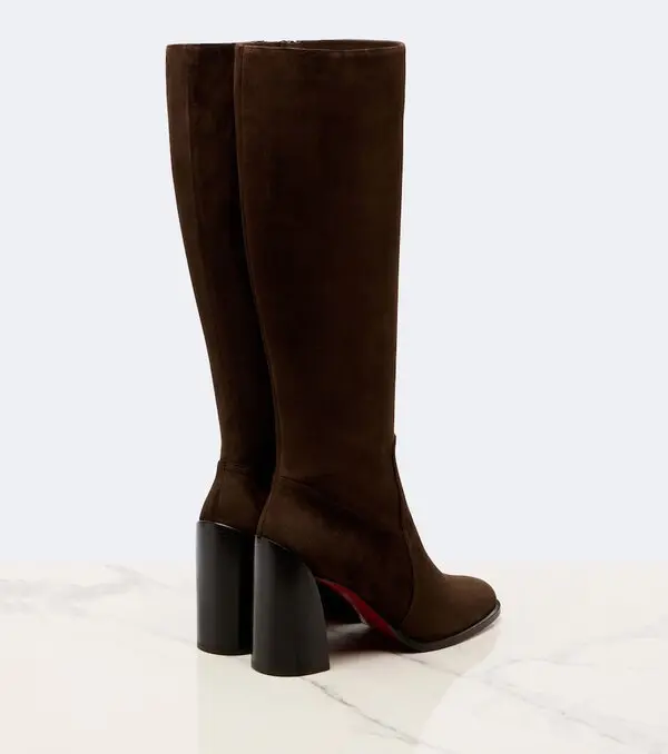 CHRISTIAN LOUBOUTIN Iranina Suede Knee-high Boots