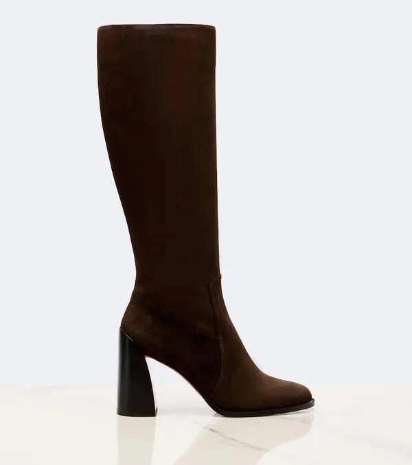 CHRISTIAN LOUBOUTIN Iranina Suede Knee-high Boots