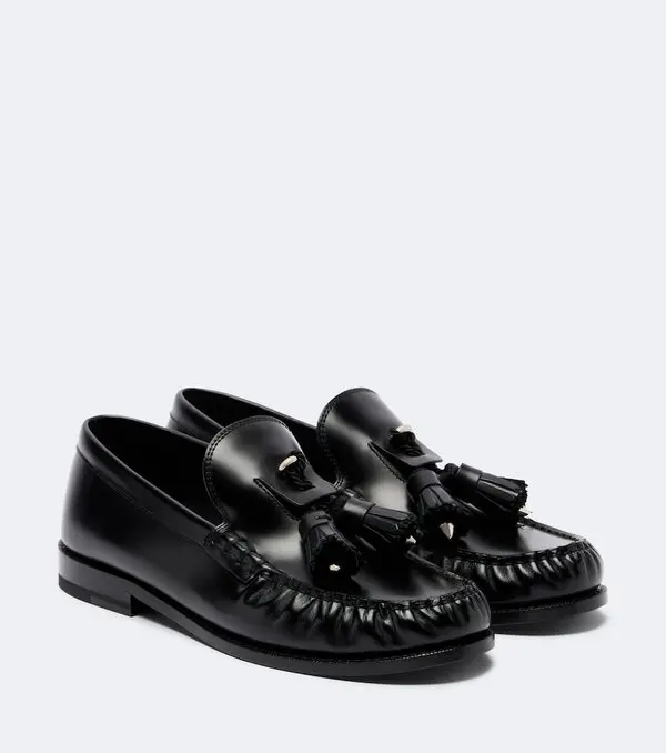 CHRISTIAN LOUBOUTIN Rochelle Leather Loafers - Black
