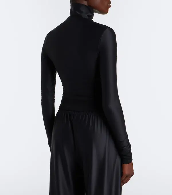 Gucci Silk-blend Zip-up Top