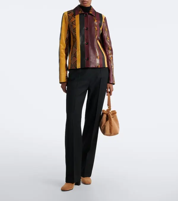 JIMMY CHOO Cinch Medium Suede Shoulder Bag