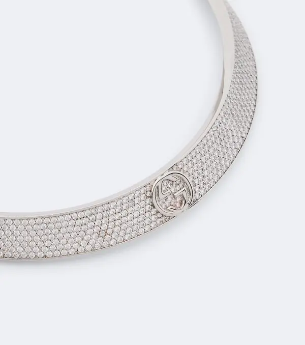Gucci Interlocking G Embellished Choker
