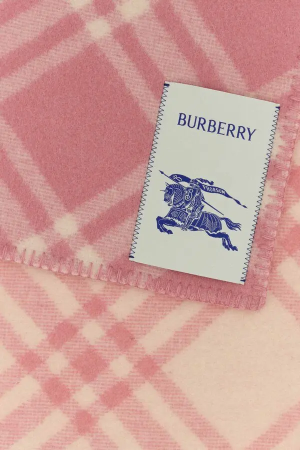 Burberry Embroidered Wool Scarf